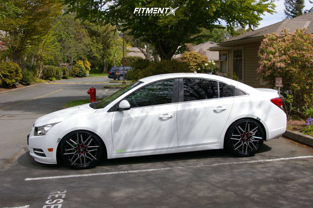2011 Chevrolet Cruze Eco with 20x8.5 Gima Helix and Zenna 225x35 on ...