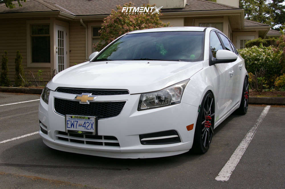 2011 Chevrolet Cruze Eco with 20x8.5 Gima Helix and Zenna 225x35 on ...