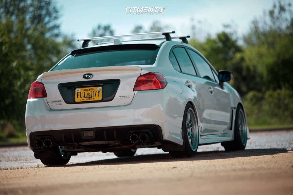 2018 Subaru WRX Limited with 18x9.5 Enkei RPF1 and Dunlop 245x40 on Coilovers | 1052450 ...