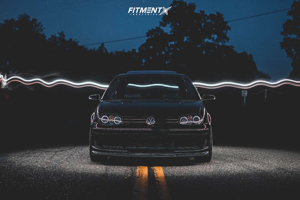 2003 Volkswagen Golf GTI 1.8T with 18x8.5 Enkei Raijin and Federal ...