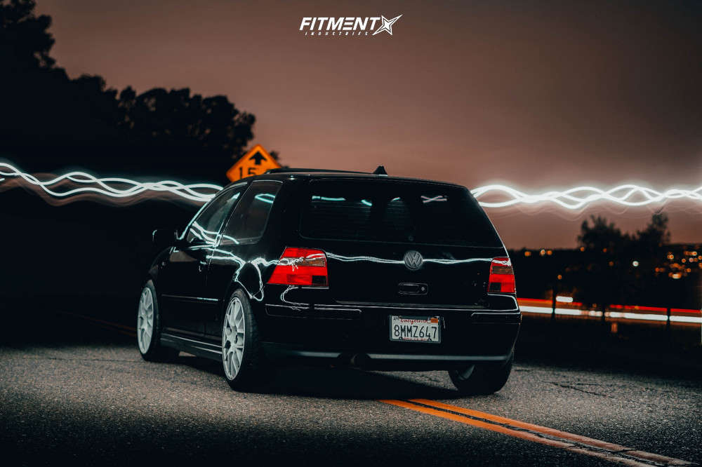 2003 Volkswagen Golf GTI 1.8T with 18x8.5 Enkei Raijin and Federal ...