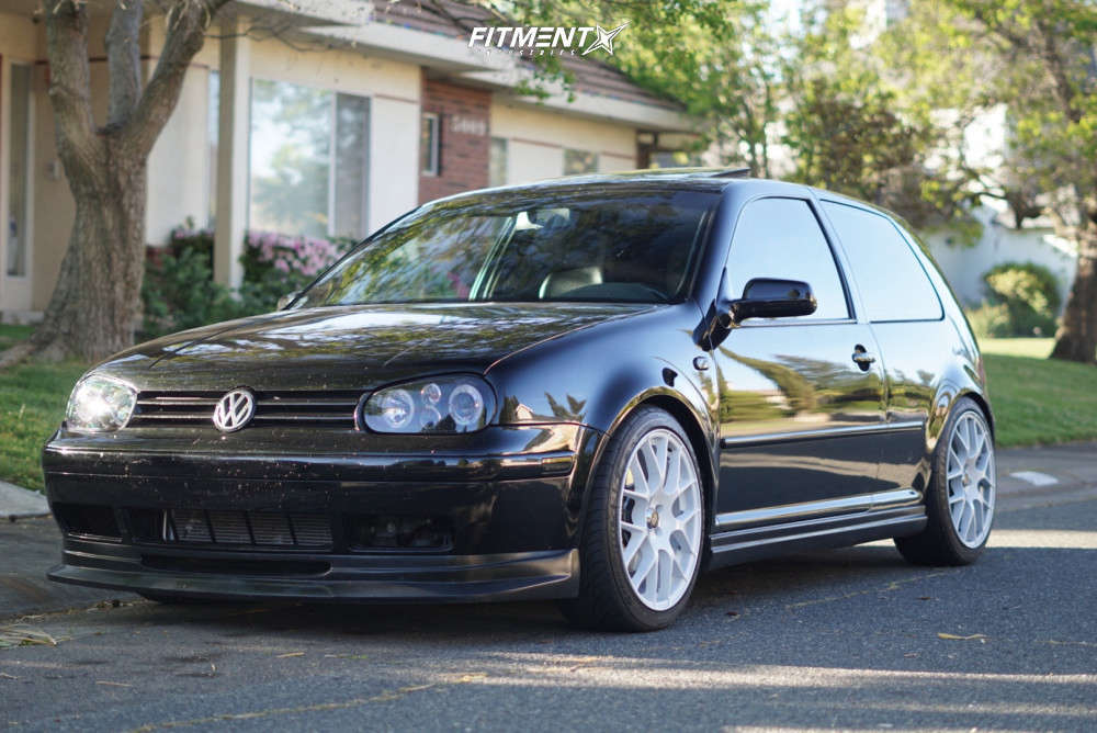 2003 Volkswagen Golf GTI 1.8T with 18x8.5 Enkei Raijin and Federal ...