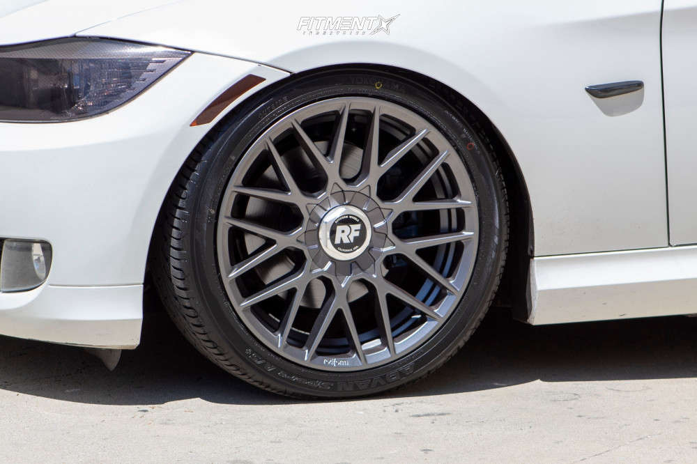 2011 BMW 328i Base with 18x8.5 Rotiform Rse and Yokohama 235x40 on ...