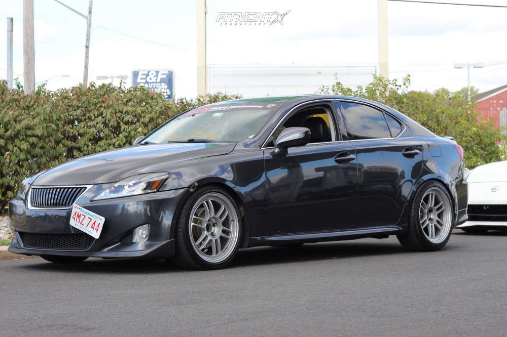 2008 Lexus IS250 Base with 18x9.5 Enkei RPF1 and Achilles 245x40 on ...