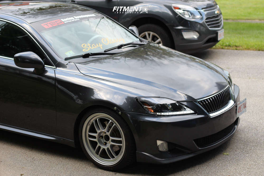 2008 Lexus IS250 Base with 18x9.5 Enkei RPF1 and Achilles 245x40 on ...