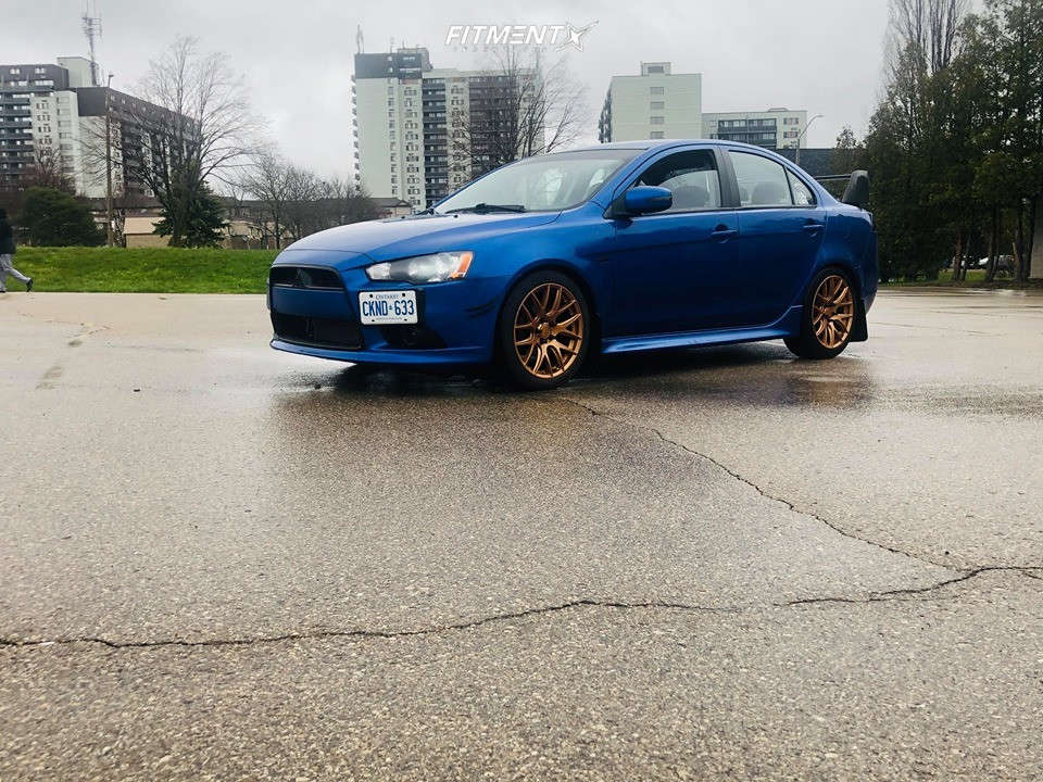 2015 Mitsubishi Lancer SE with 18x8 Dai Alloys Autobahn and General ...