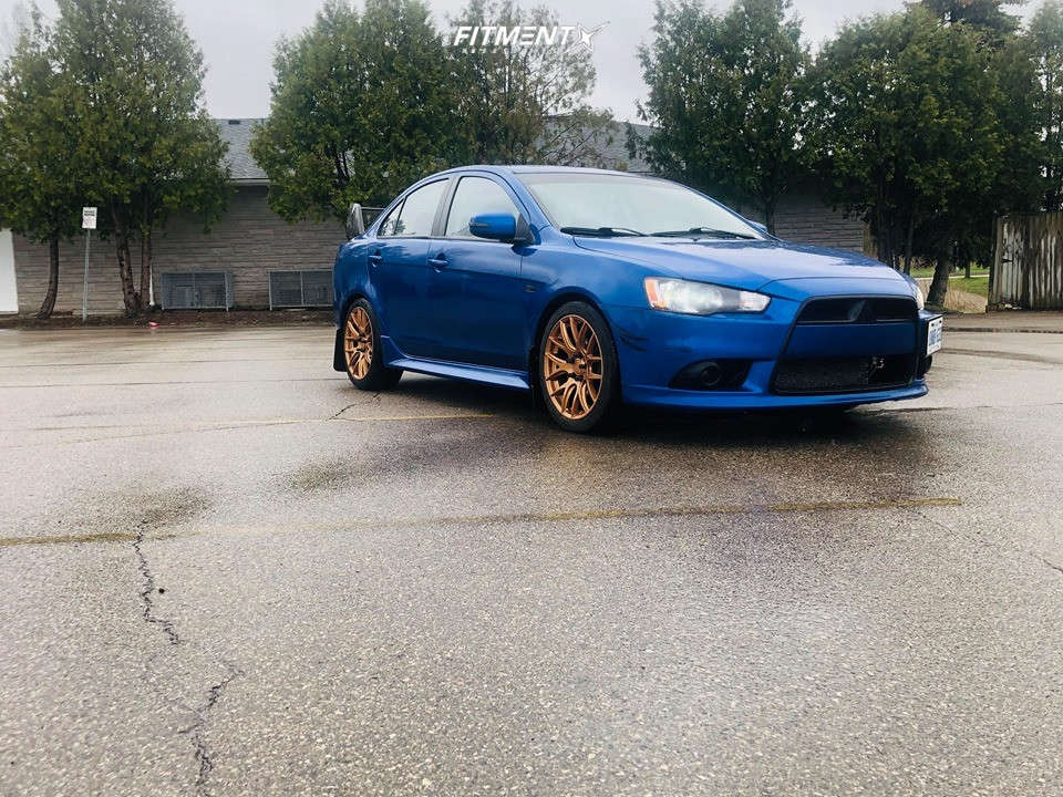 2015 Mitsubishi Lancer SE with 18x8 Dai Alloys Autobahn and General ...