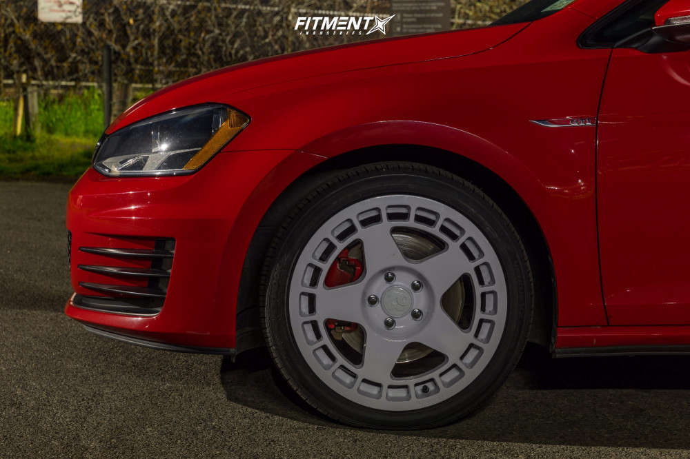 2016 Volkswagen GTI S with 18x8.5 Fifteen52 Turbomac and Hankook 225x40 ...