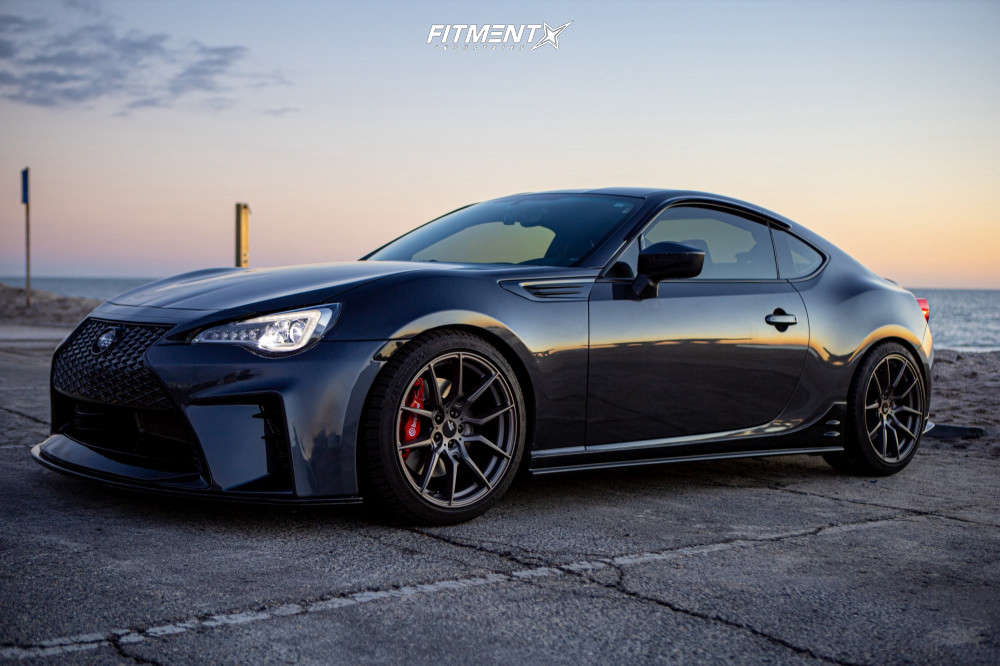 2017 Subaru BRZ Limited with 19x9.5 Option Lab R716 and Michelin 255x35 on Coilovers | 1054577 ...