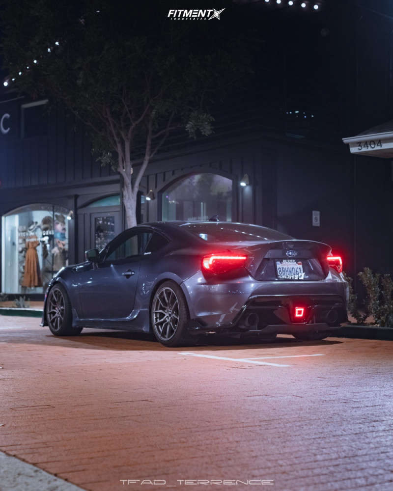 2017 Subaru BRZ Limited with 19x9.5 Option Lab R716 and Michelin 255x35 ...