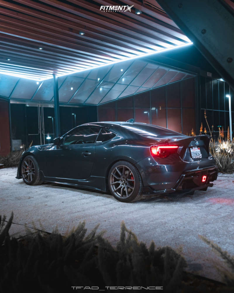 2017 Subaru BRZ Limited with 19x9.5 Option Lab R716 and Michelin 255x35 on Coilovers | 1054577 ...