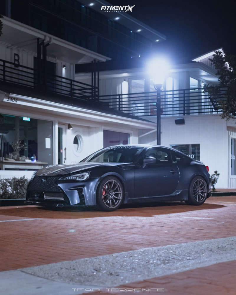 2017 Subaru BRZ Limited with 19x9.5 Option Lab R716 and Michelin 255x35 on Coilovers | 1054577 ...