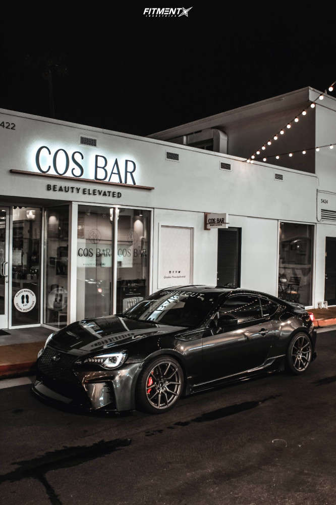 2017 Subaru BRZ Limited with 19x9.5 Option Lab R716 and Michelin 255x35 ...