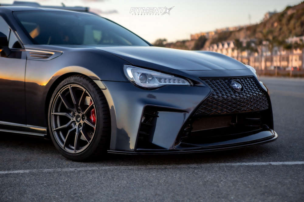 2017 Subaru BRZ Limited with 19x9.5 Option Lab R716 and Michelin 255x35 on Coilovers | 1054577 ...