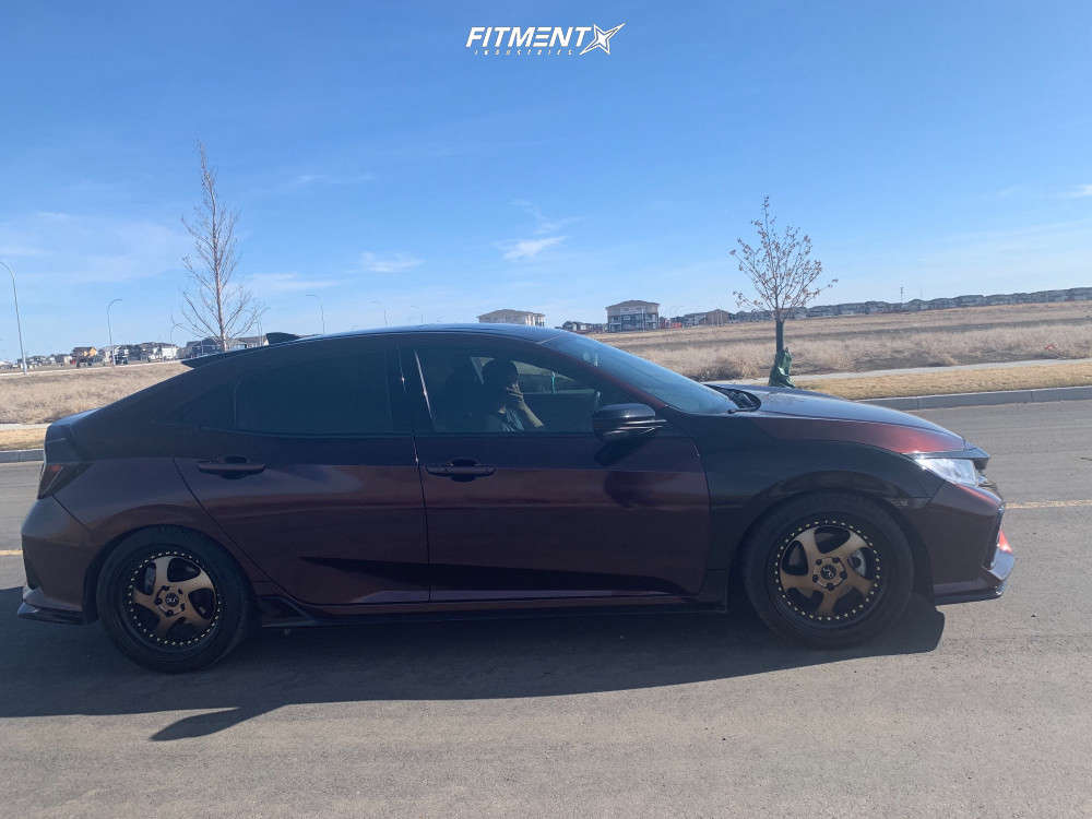 2017 Honda Civic Sport with 18x8.5 JNC Jnc034 and Cooper 235x40 on ...
