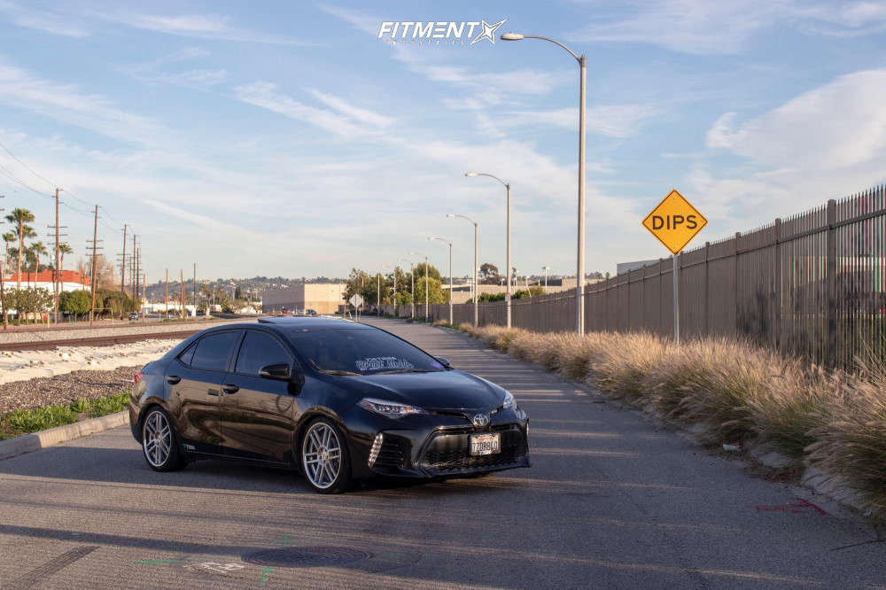 2017 Toyota Corolla SE with 19x8 TSW Rouen and Falken 235x35 on ...