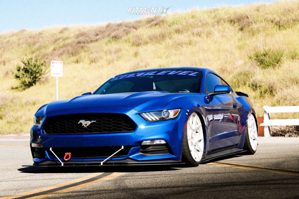 2017 Ford Mustang V6 with 20x9.5 Rotiform Kps and Toyo Tires 245x35 on ...