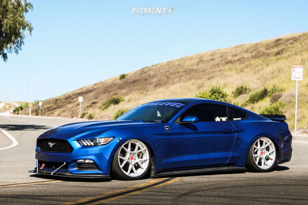 2017 Ford Mustang V6 with 20x9.5 Rotiform Kps and Toyo Tires 245x35 on ...