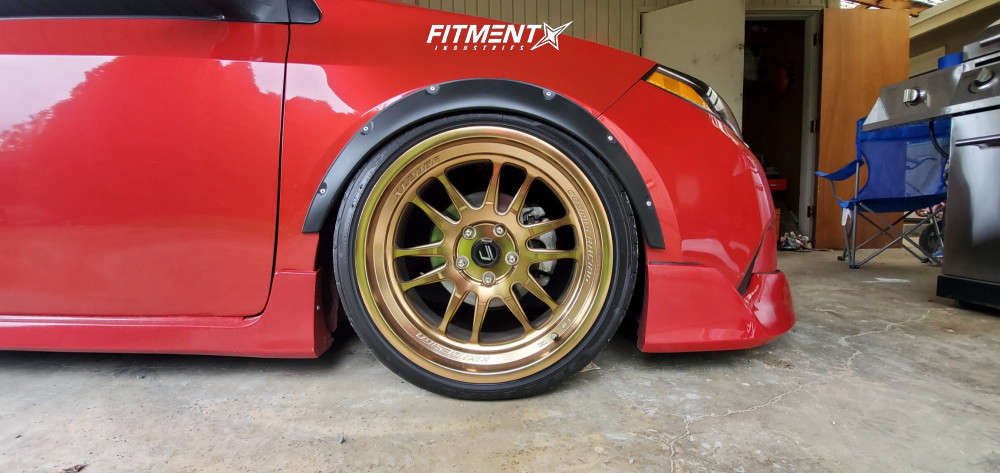 2015 Toyota Corolla LE with 18x9.5 Cosmis Racing XT-206R and Federal ...
