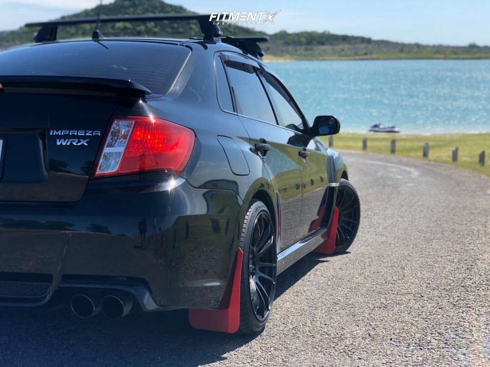 2013 Subaru WRX Limited with 18x9.5 AVID1 AV20 and Falken 245x35 on ...