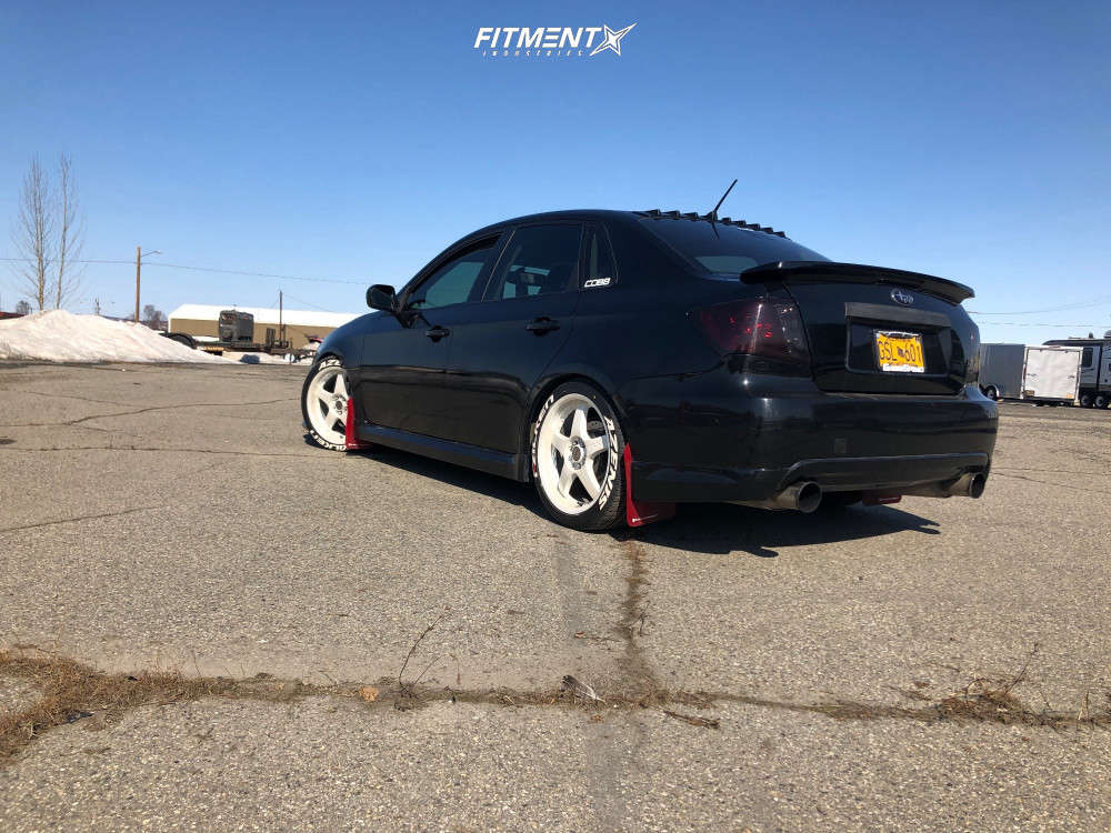 2008 Subaru WRX Base with 18x7.5 Tenzo R RS5 and Falken 225x40 on ...