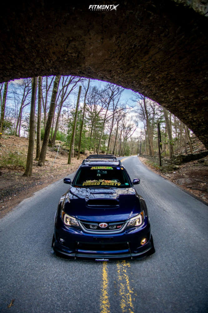 2013 Subaru WRX STI Base with 18x10.5 Heritage Hokkaido-dir-c and ...