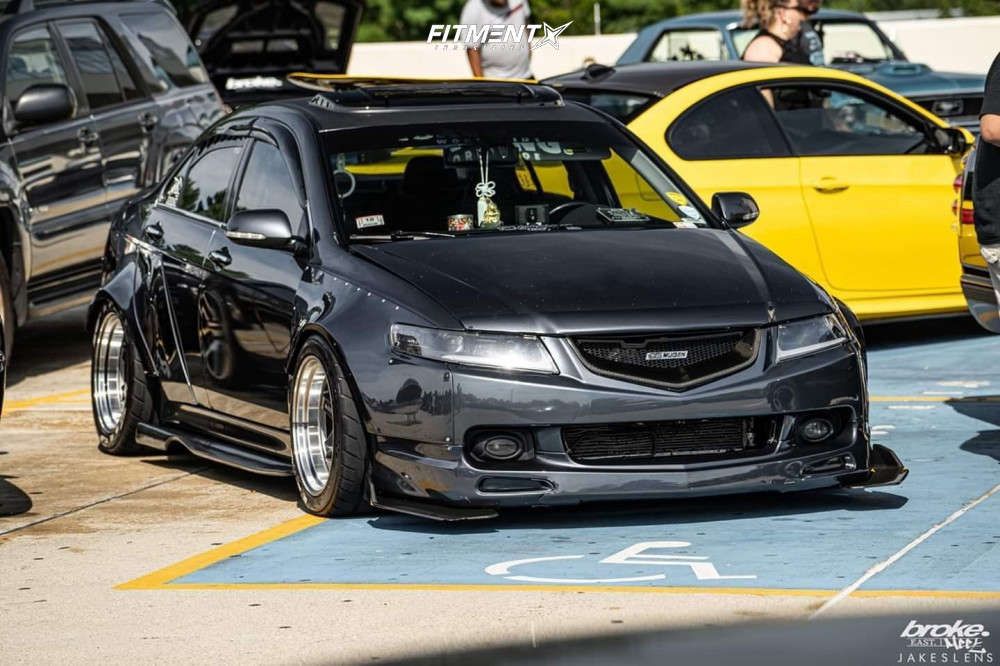 2007 Acura TSX Base with 17x9.5 Volk Te37v and Nitto 275x40 on ...