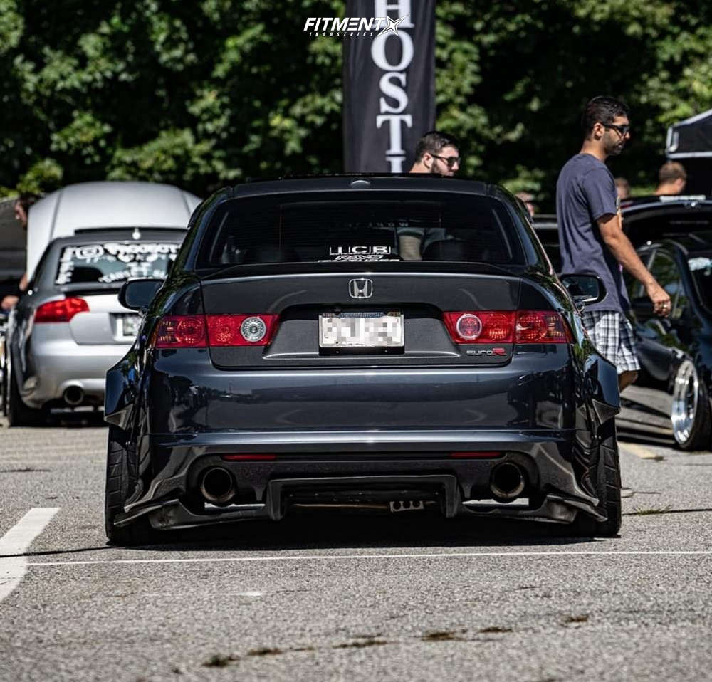 2007 Acura TSX Base with 17x9.5 Volk Te37v and Nitto 275x40 on ...