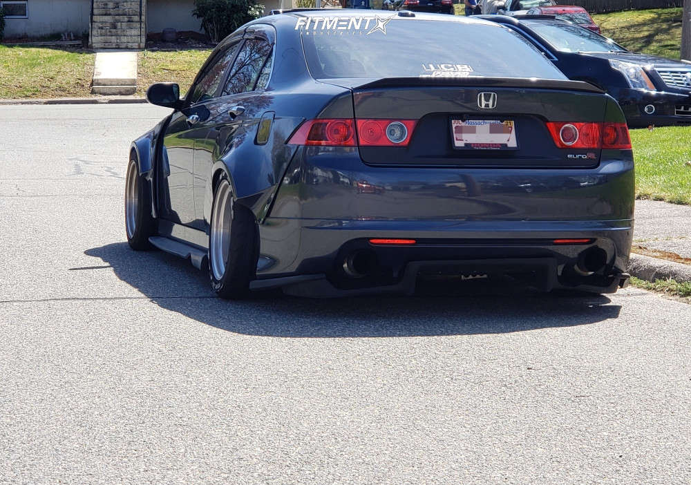 2007 Acura TSX Base with 17x9.5 Volk Te37v and Nitto 275x40 on ...