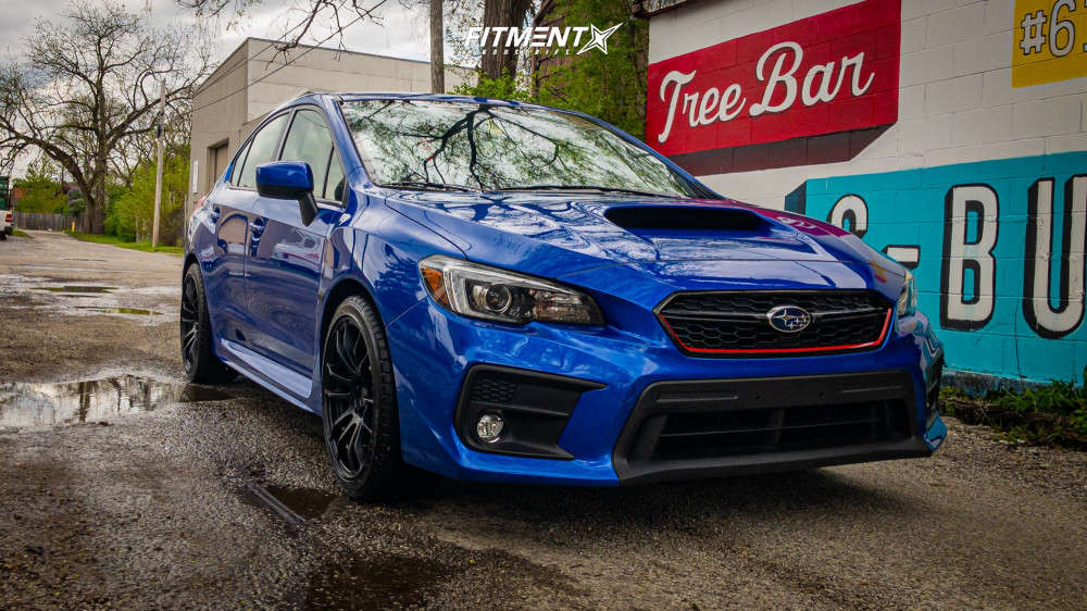 2019 Subaru WRX Limited with 18x8.5 AVID1 AV20 and Dunlop 245x40 on ...