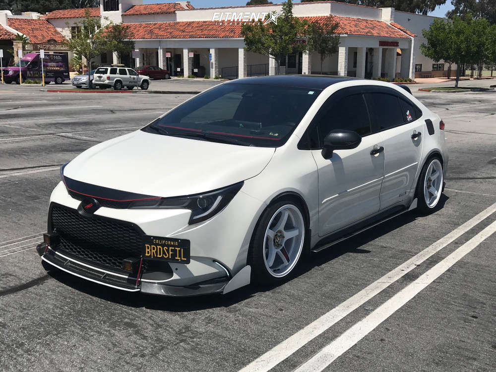 2020 Toyota Corolla Hybrid LE with 18x9.5 AVID1 AV28 and Lionhart ...
