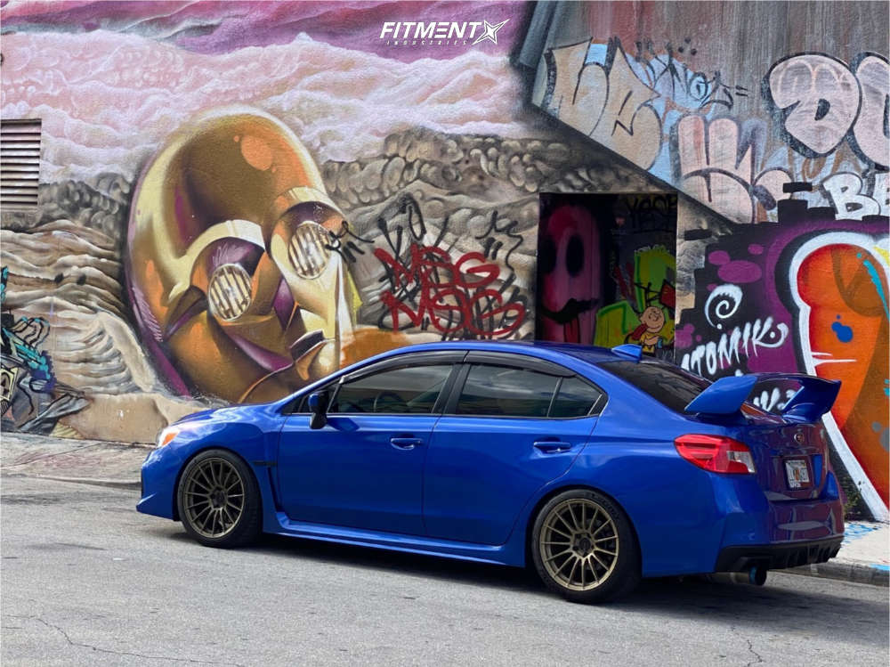 2019 Subaru WRX Base with 18x9.5 Enkei Rs05-rr and Michelin 265x35 on Coilovers | 1060267 ...