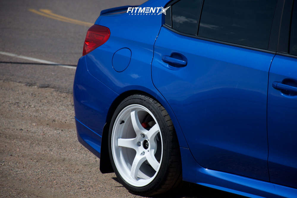 2018 Subaru WRX Sport with 18x9.5 Rays Engineering 57cr and Continental ...