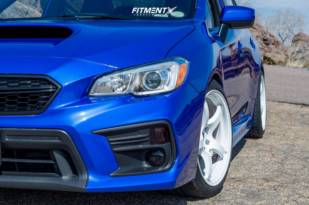 2018 Subaru WRX Sport with 18x9.5 Rays Engineering 57cr and Continental ...