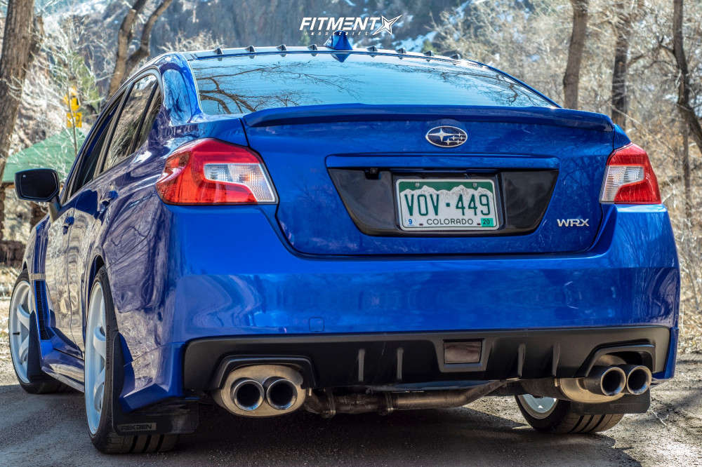 2018 Subaru WRX Sport with 18x9.5 Rays Engineering 57cr and Continental ...