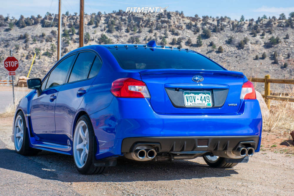 2018 Subaru WRX Sport with 18x9.5 Rays Engineering 57cr and Continental ...