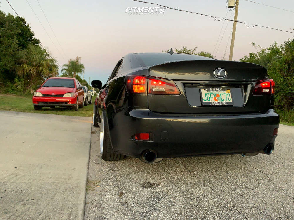 2007 Lexus IS250 Base with 19x9.5 Aodhan Ah02 and Continental 235x35 on ...