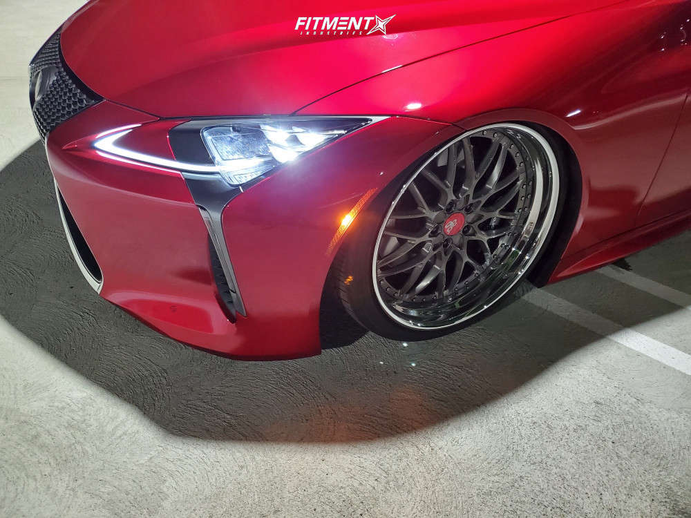 2019 Lexus LC500 Base with 22x9.5 Avant Garde and Pirelli 255x35 on Air ...