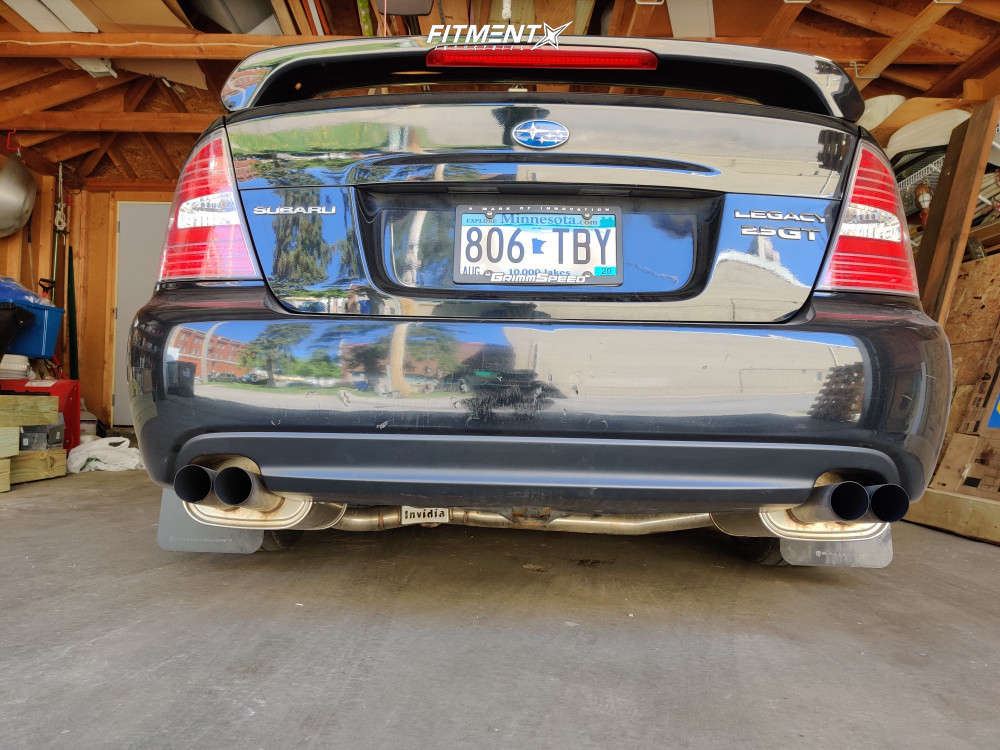 2005 Subaru Legacy GT Limited with 17x8 AVID1 AV20 and Pirelli 215x45 ...