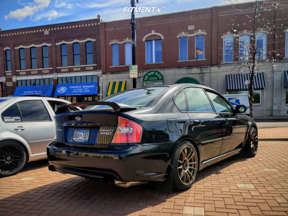 2005 Subaru Legacy GT Limited with 17x8 AVID1 AV20 and Pirelli 215x45 ...