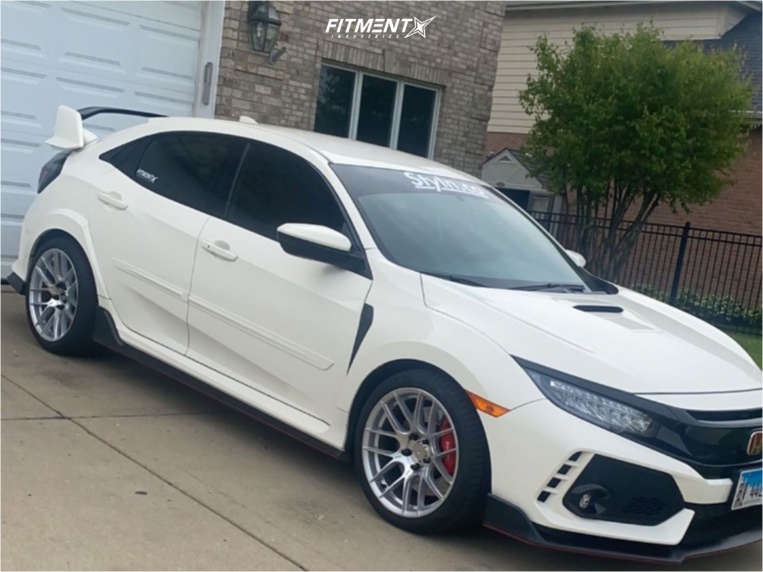 2018 Honda Civic Type R with 18x9.5 Aodhan AH-X and Continental 265x35 ...