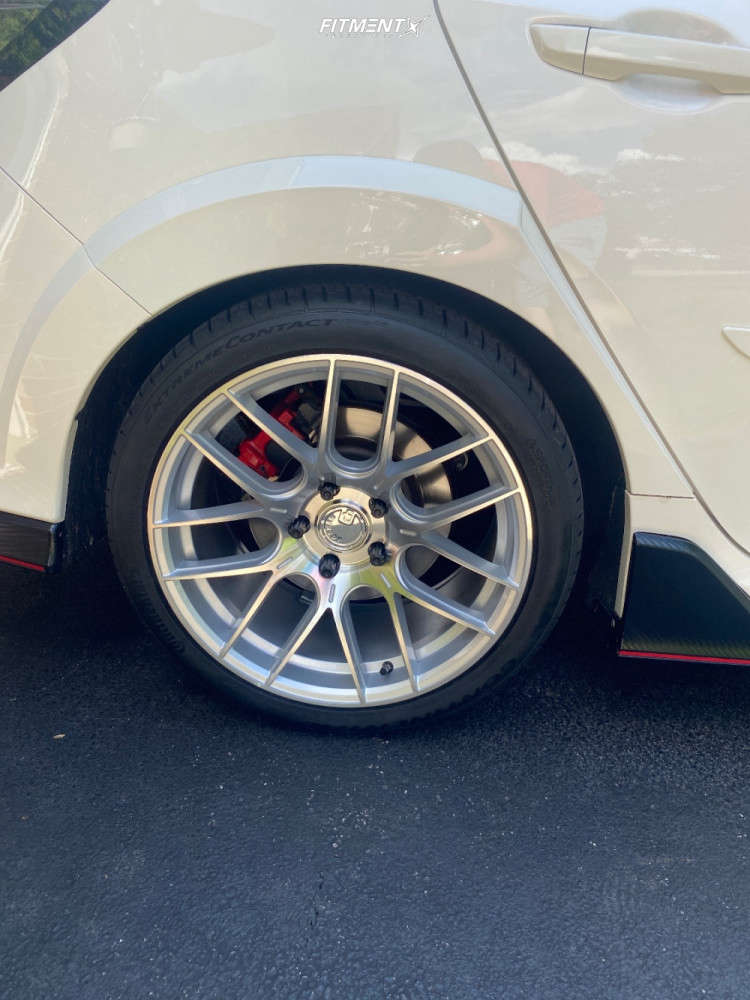 2018 Honda Civic Type R with 18x9.5 Aodhan AH-X and Continental 265x35 ...