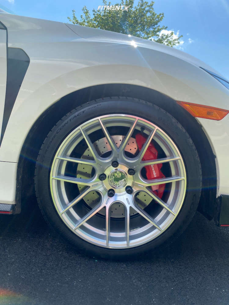 2018 Honda Civic Type R with 18x9.5 Aodhan AH-X and Continental 265x35 ...