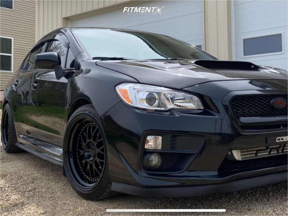 2017 Subaru WRX Premium with 18x9.5 ESR Sr01 and Dunlop 245x40 on Stock ...