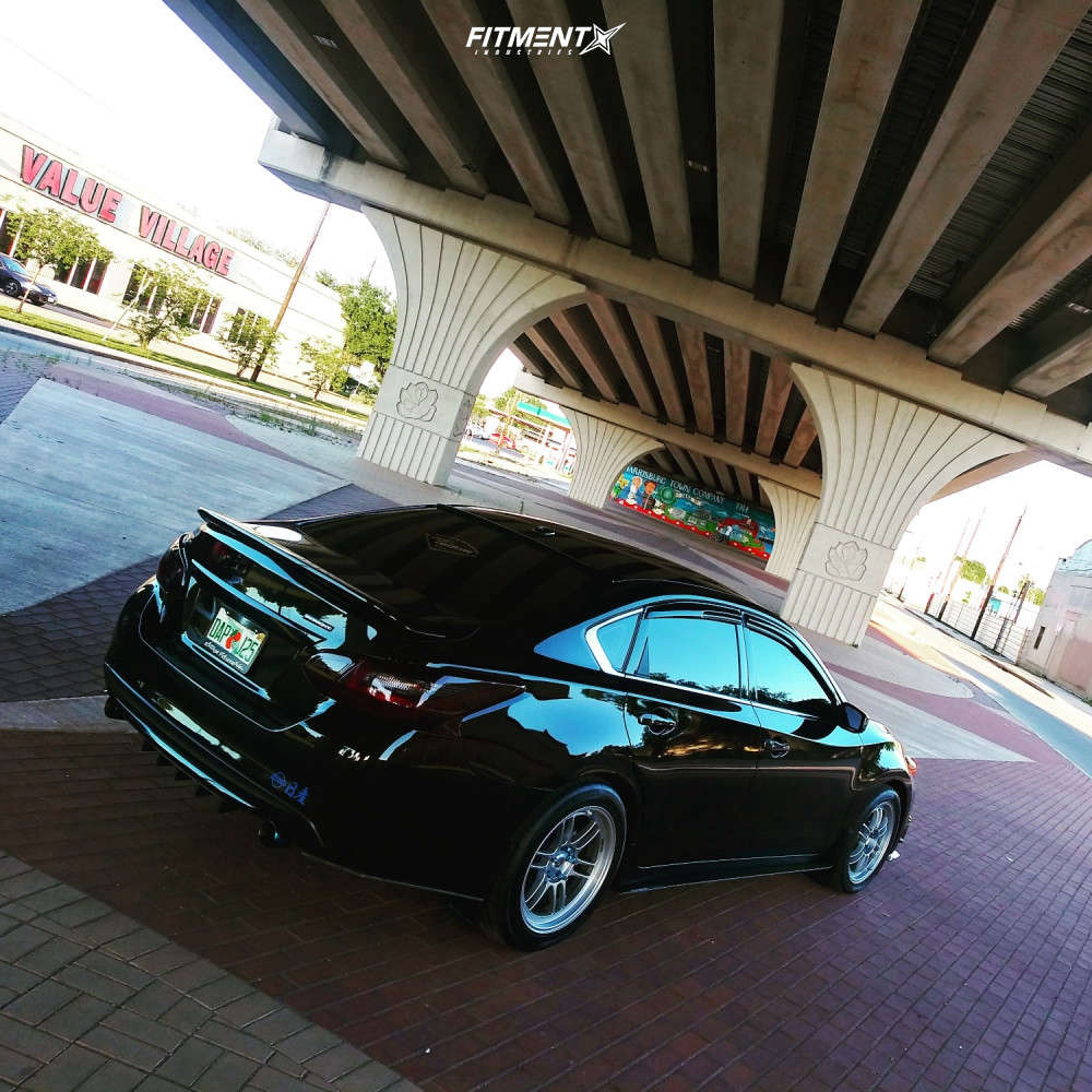 2018 Nissan Altima SR with 18x8 Enkei RPF1 and Nitto 235x45 on Stock ...