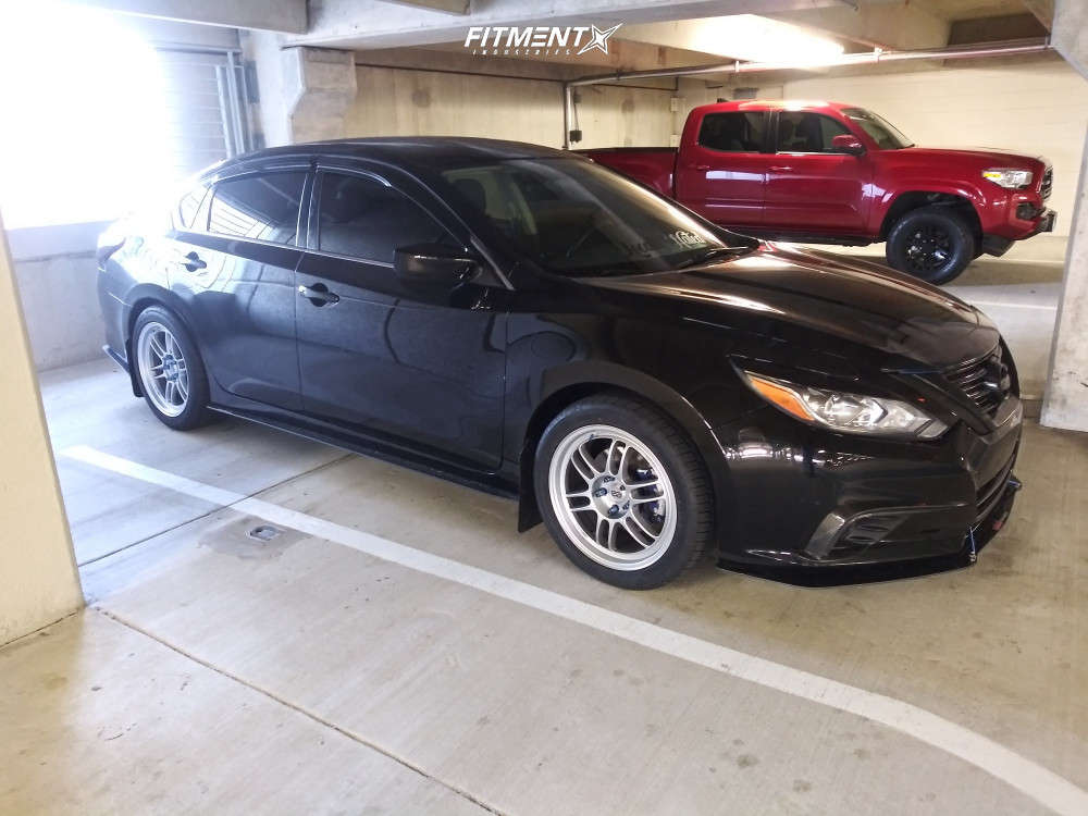 2018 Nissan Altima SR with 18x8 Enkei RPF1 and Nitto 235x45 on Stock ...