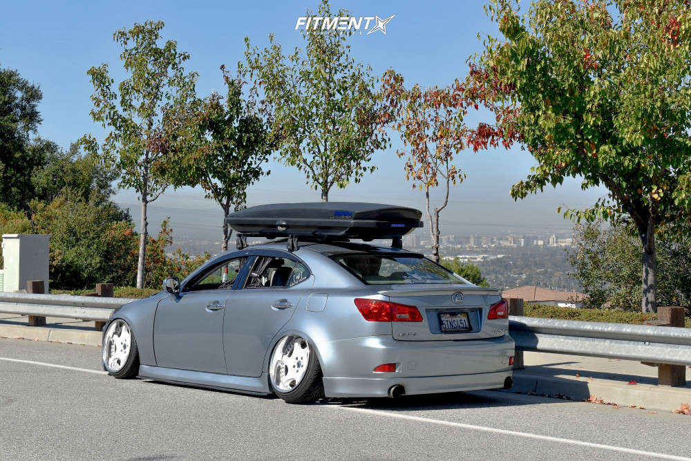 2006 Lexus IS250 4dr Sedan (2.5L 6cyl 6A) with 18x10 Weds Bazreia and ...