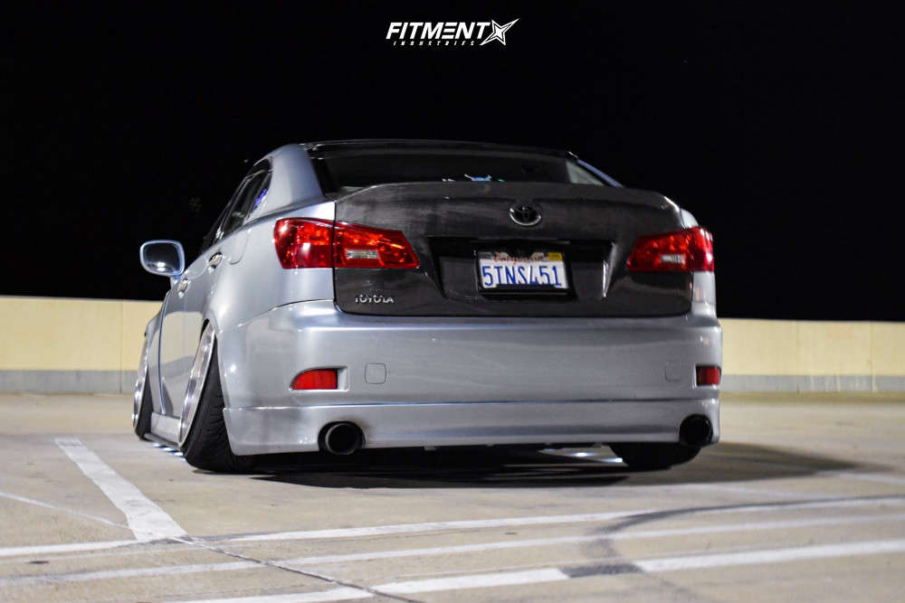 2006 Lexus IS250 4dr Sedan (2.5L 6cyl 6A) with 18x10 Weds Bazreia and ...