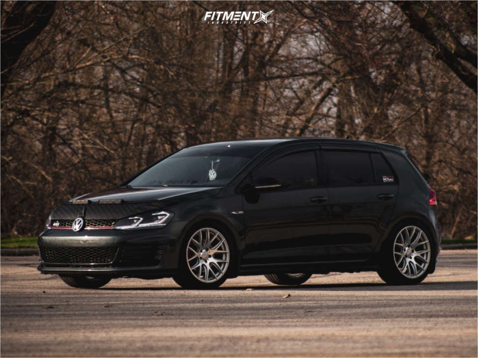 2015 Volkswagen GTI SE with 18x8.5 Miro Type 111 and Achilles 235x40 on ...