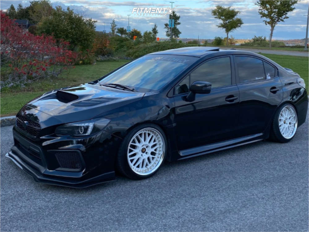 2019 Subaru WRX Sport-tech with 18x10 Work Vs Xx and Kumho 225x40 on ...